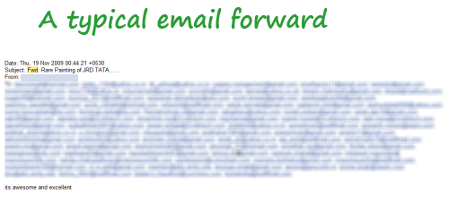 How to politely ask people to stop forwarding junk emails